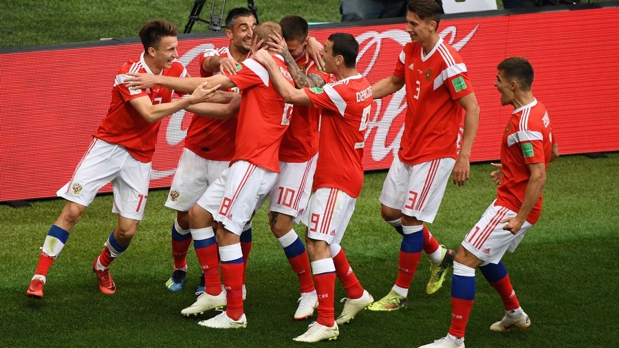 Russians Stun Saudi Arabia In 2018 Fifa World Cup Opener Cgtn Africa